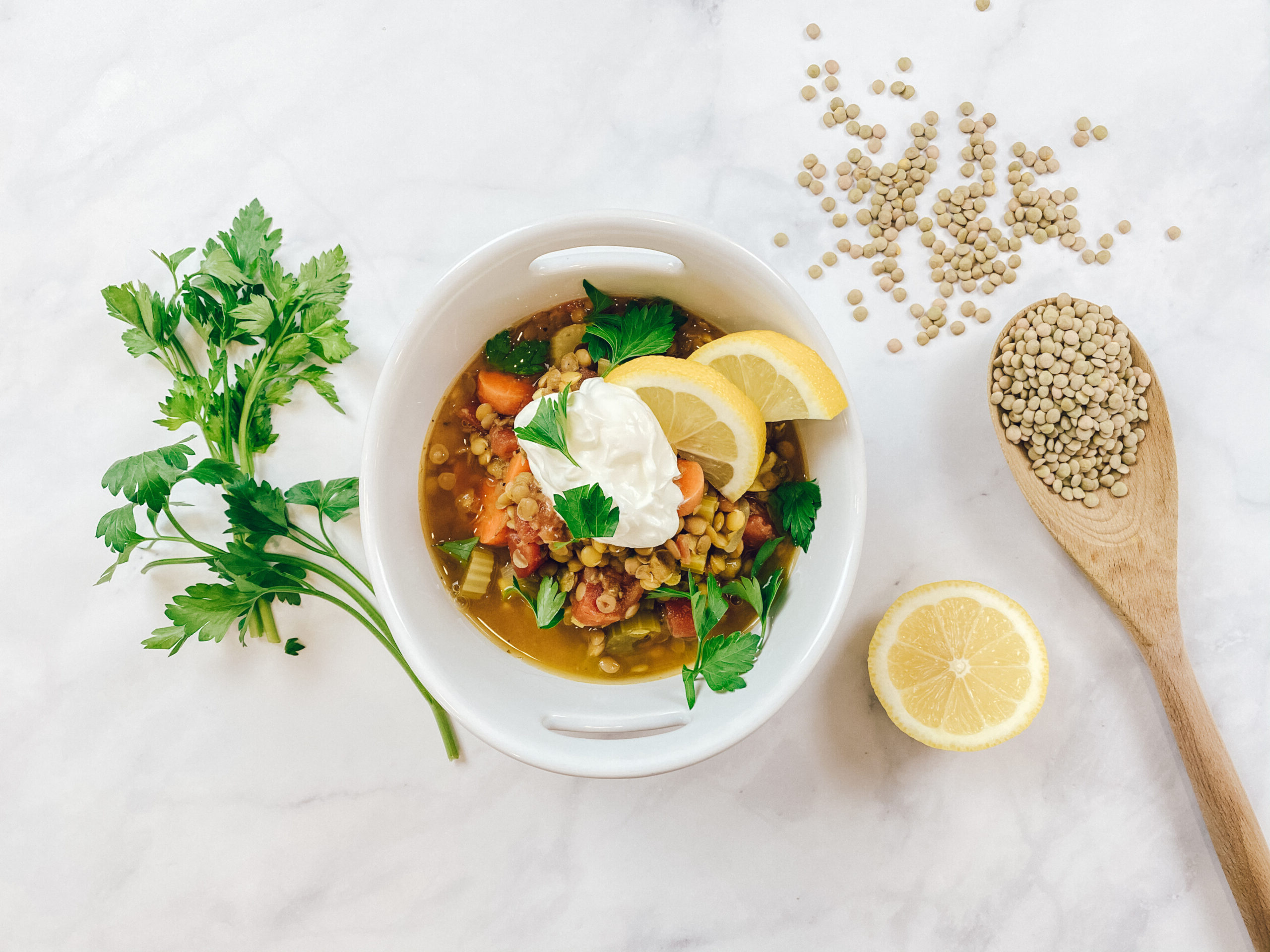 Lemon Curry Lentil Stew - Simply Sells Kitchen